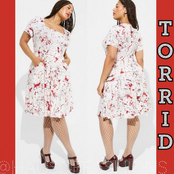 torrid | Dresses | Torrid Blood Splatter Dress | Poshmark